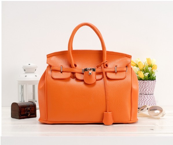 Women Fashion Orange Platinum Handbag on Luulla