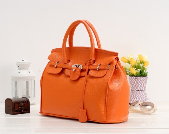 Women Fashion Orange Platinum Handbag on Luulla